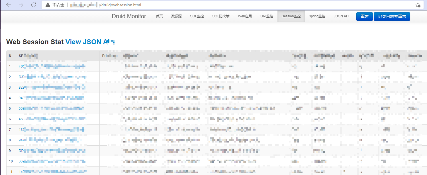 Druid未授权到getshell